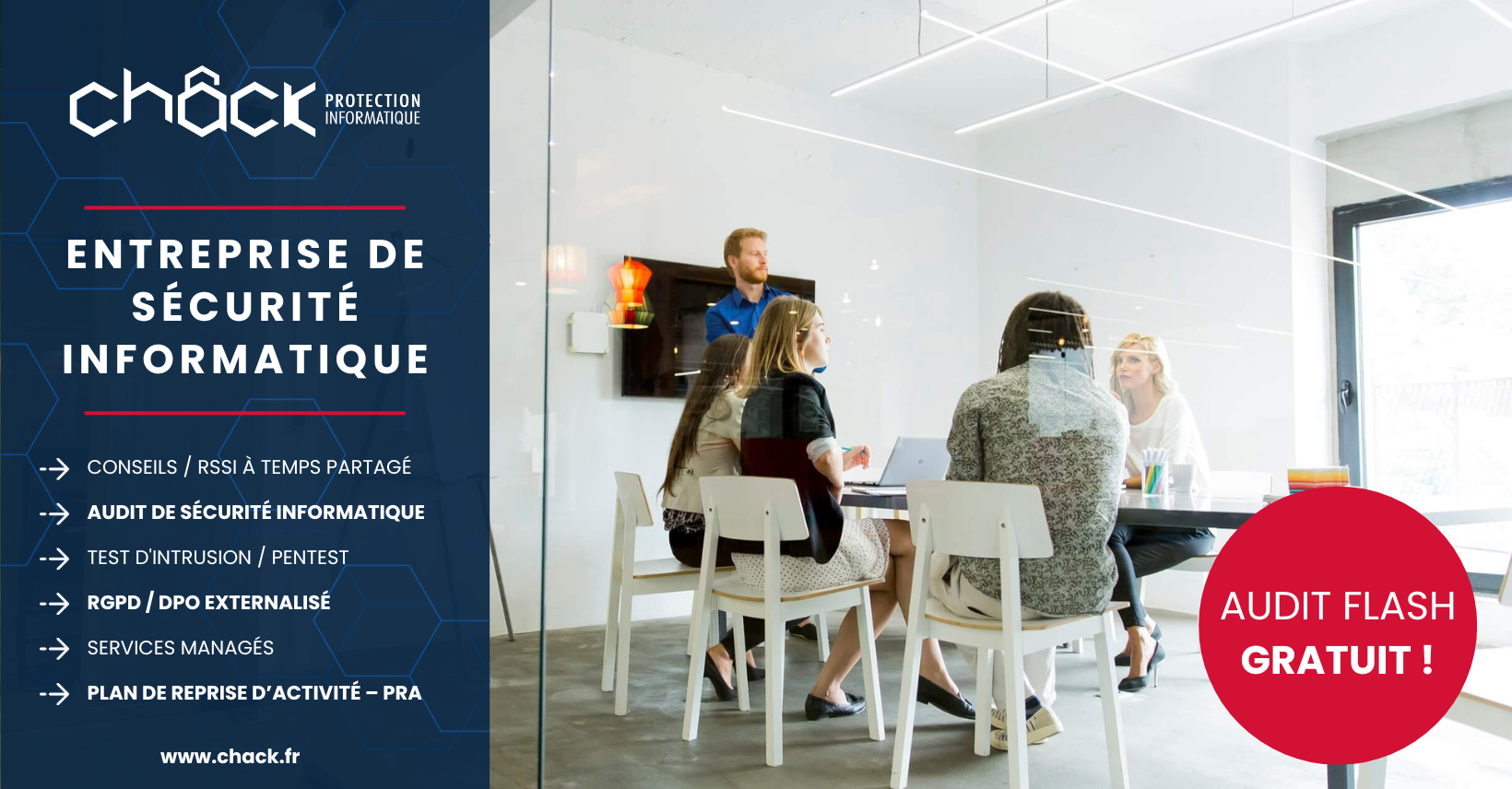 Chack : entreprise de cybersécurité